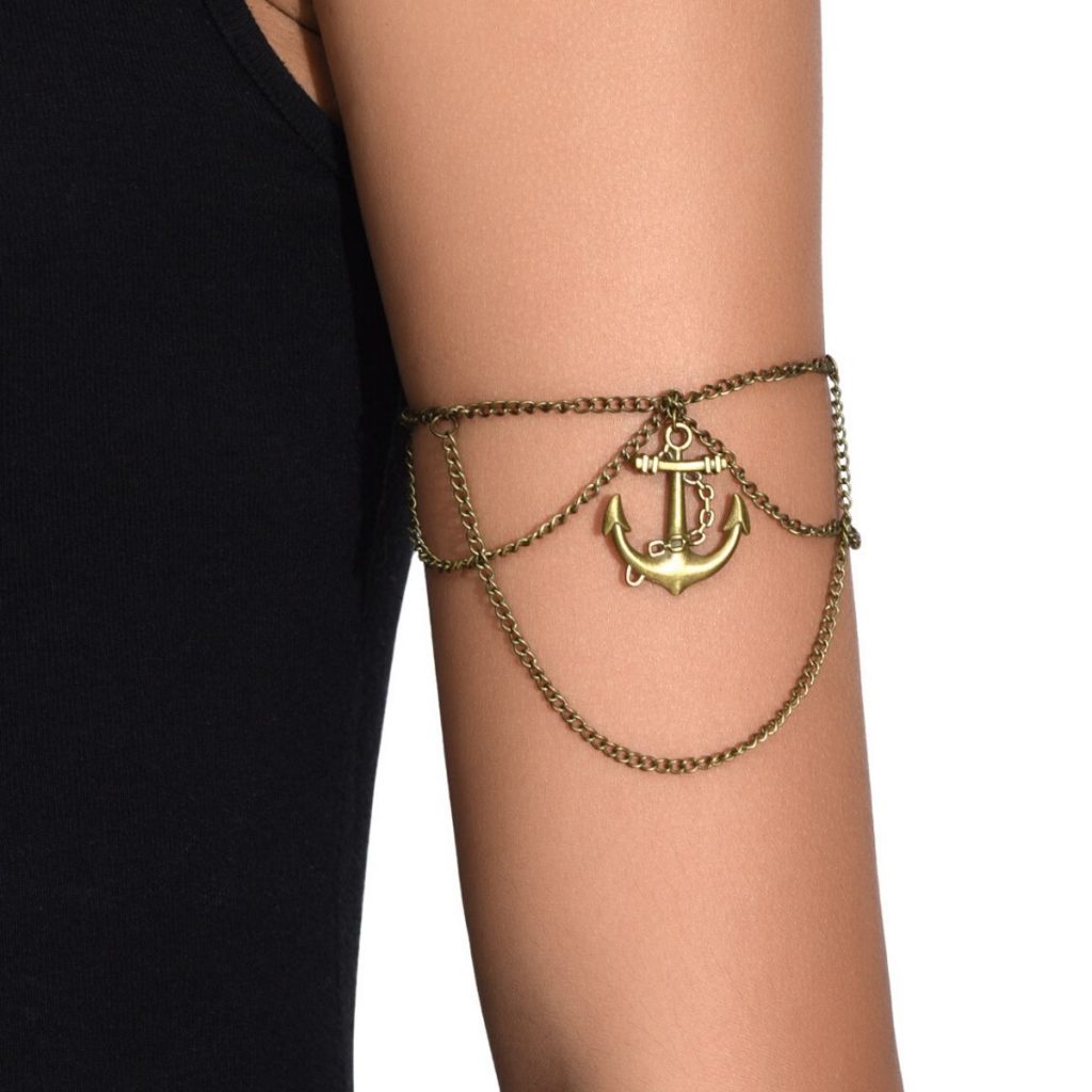 Buy Anchor Arm Band | Arm Body Chain | Arm Chain Jewelry