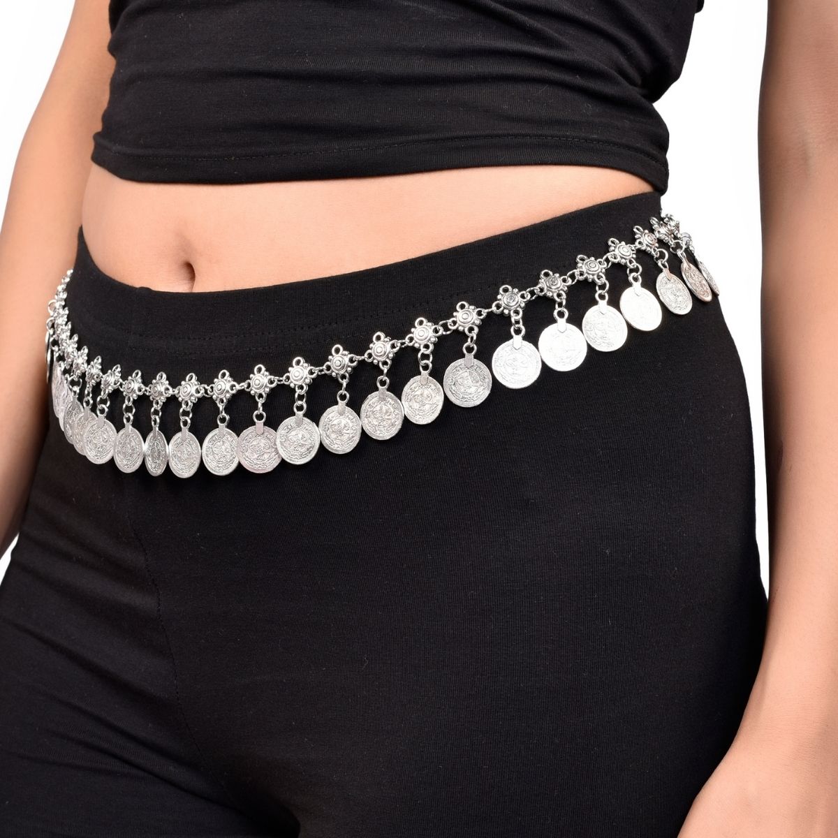 Buy Designer Multi Coin Belly Waist Chain online in India