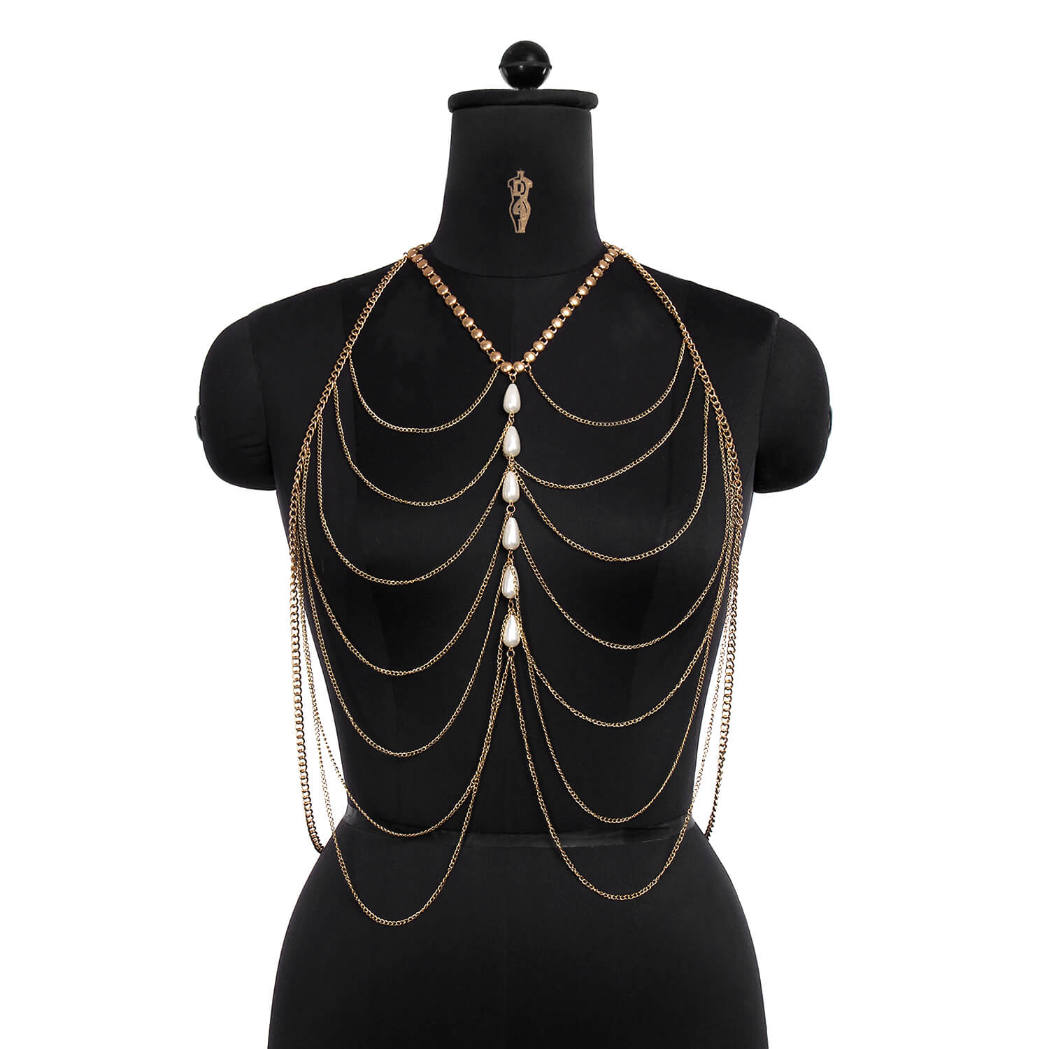 Buy Designer Fashion Pearl Multi Body Chains online in India