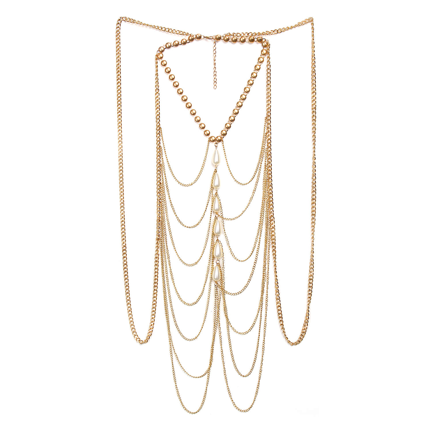 Buy Designer Fashion Pearl Multi Body Chains online in India