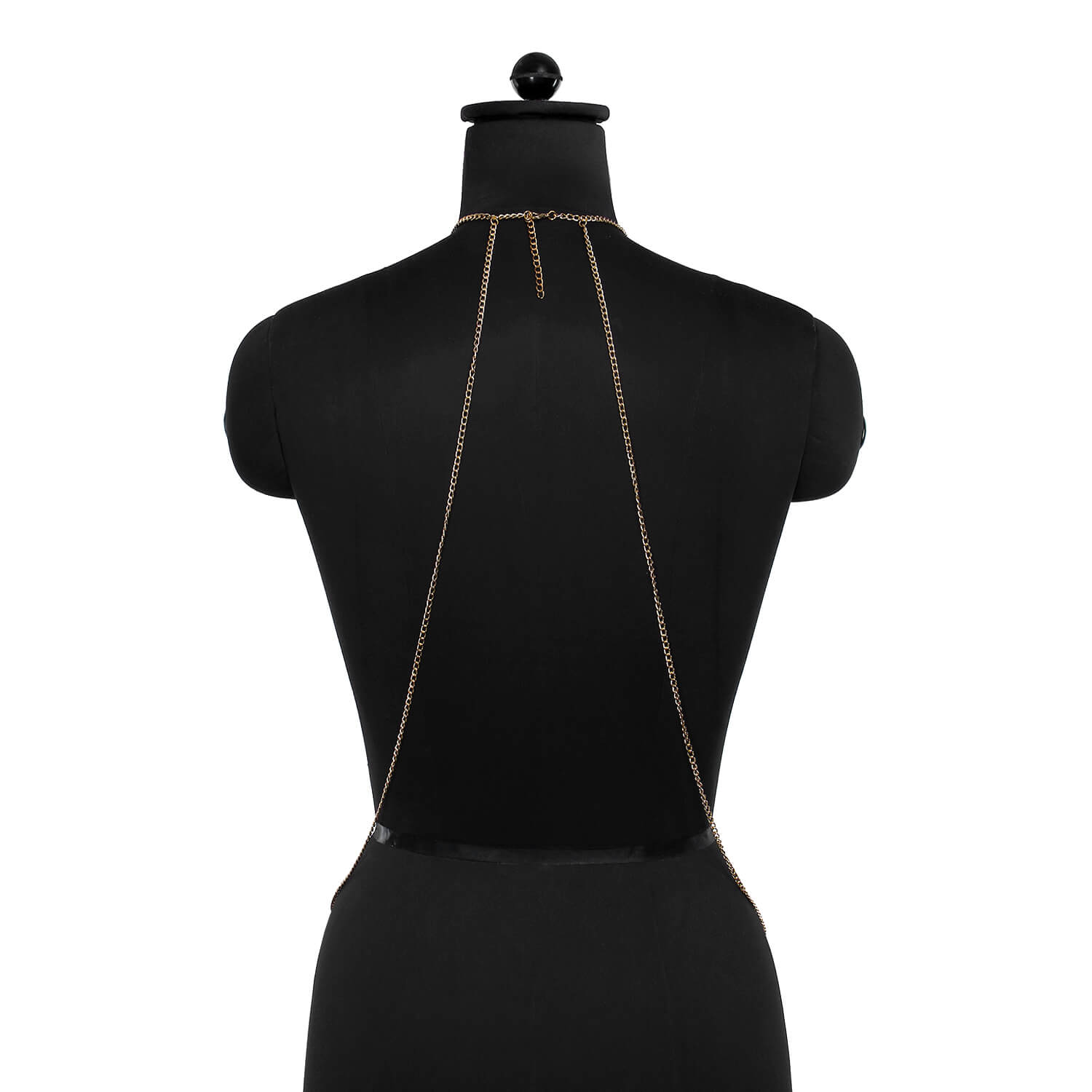 Party Fancy Multi Pearls Layered Body Chain Harness