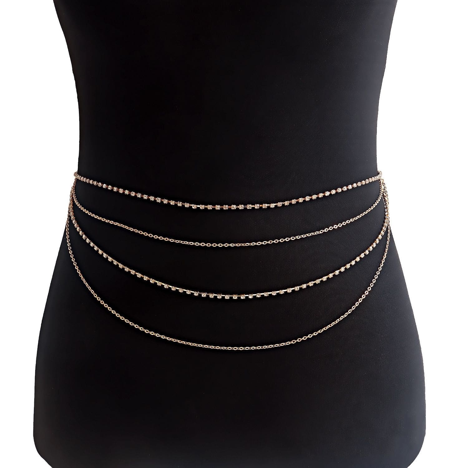 Multilayered Bikini Belly Chain