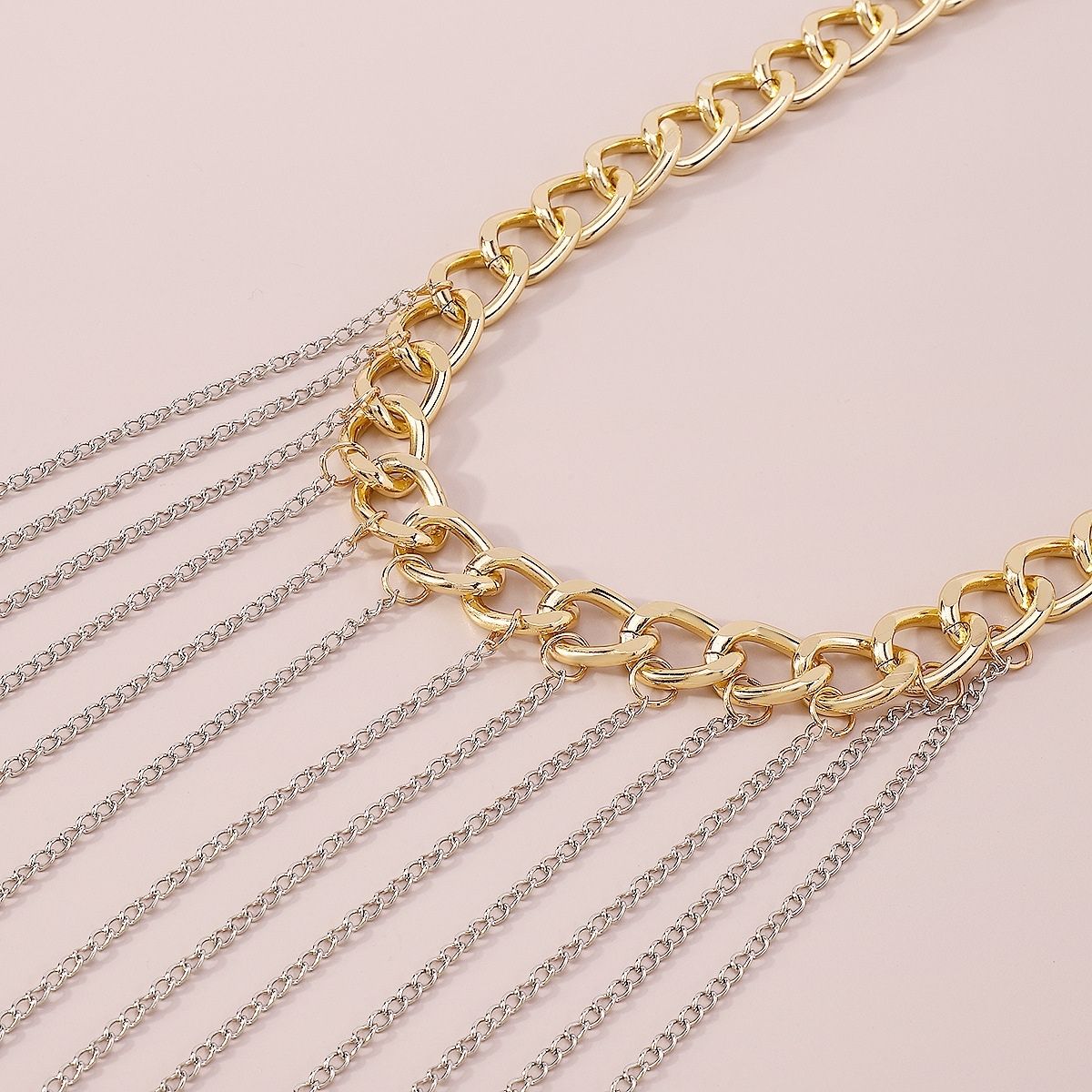 Two Tone Night Club Belly Chains For Girls